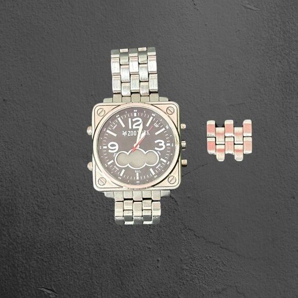 Zoo York | Accessories | Zoo York Silver Square Watch | Poshmark